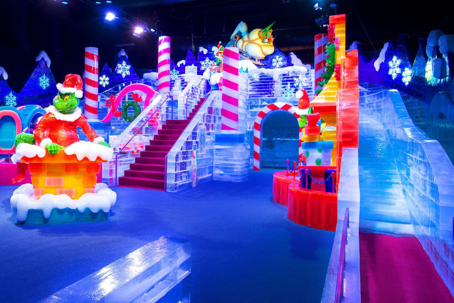 ICE! Is back at Gaylord Palms. Enjoy winter wonderland of fun