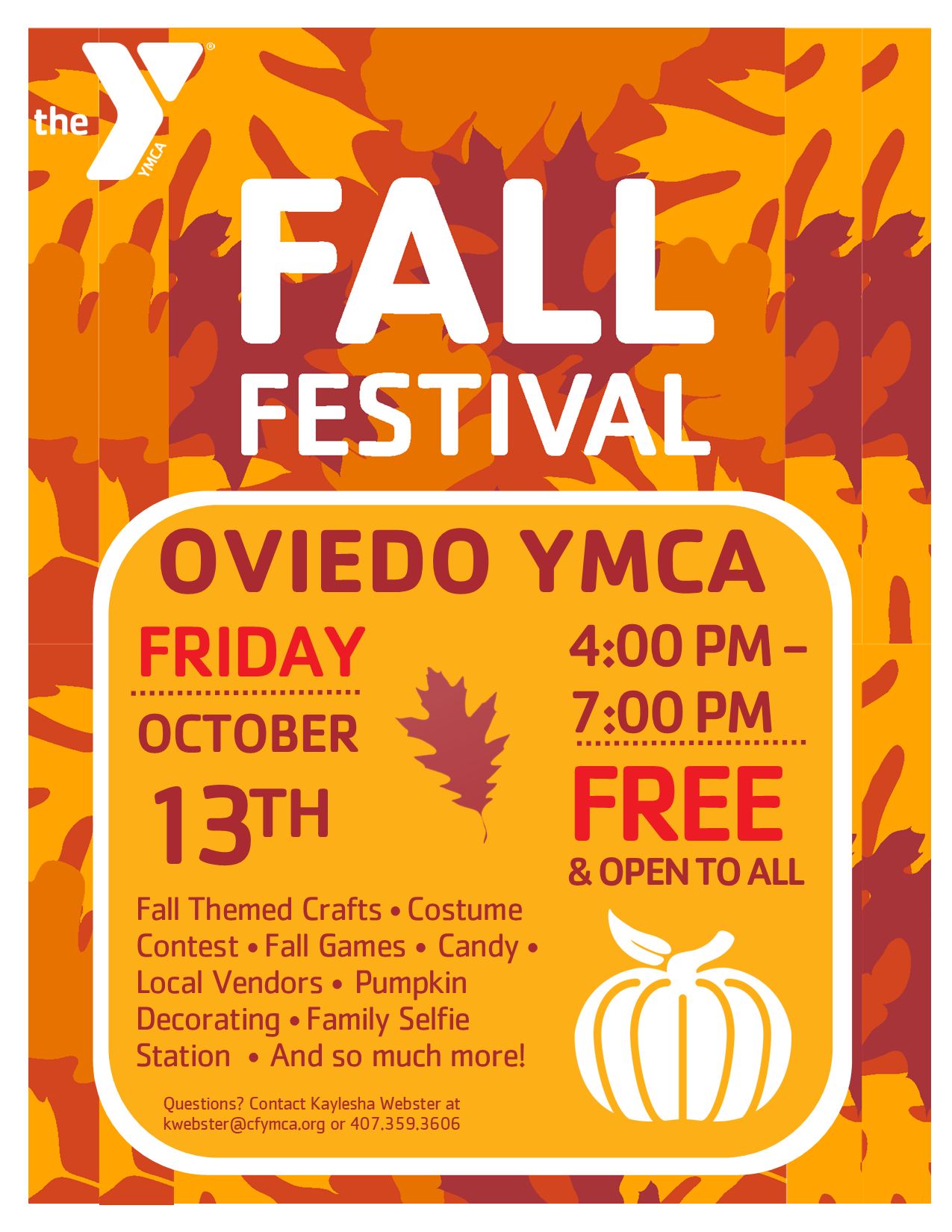 Oviedo YMCA Fall Festival | Oct 13, 2023 | Park Ave Magazine