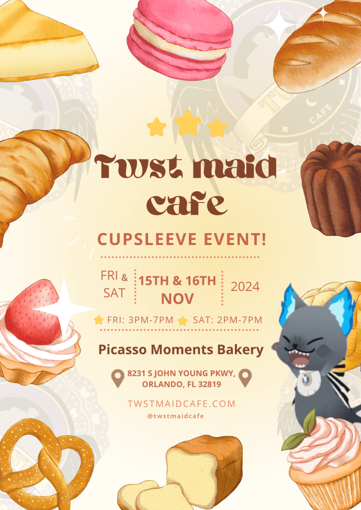 Twisted Wonderland Cafe Popup Cupsleeve Event - Park Ave Magazine ...